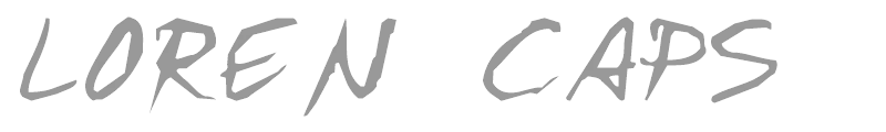 Loren Caps Font | wfonts.com - download free