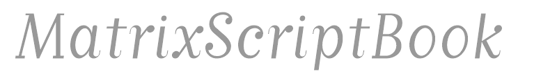 MatrixScriptBook Font | wfonts.com - download free