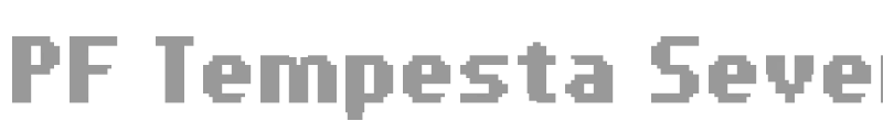 PF Tempesta Seven Condensed Font | wfonts.com - download free