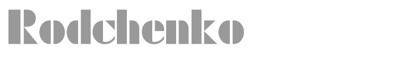 Rodchenko Font | wfonts.com - download free