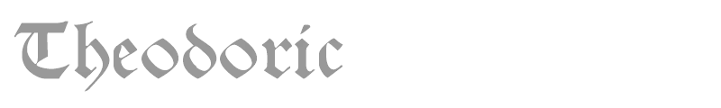 Theodoric Font | wfonts.com - download free