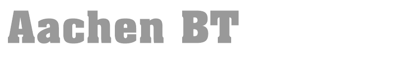 Aachen Font | wfonts.com - download free