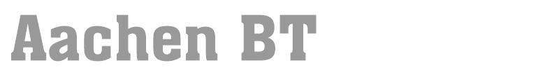 Aachen Font | wfonts.com - download free