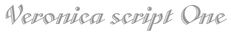 Veronica script One Font | wfonts.com - download free