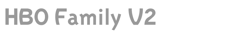 HBO Family Font | wfonts.com - download free