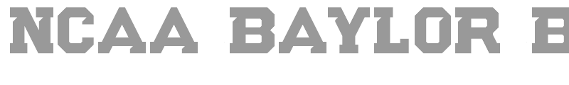 NCAA Baylor Bears Font | wfonts.com - download free