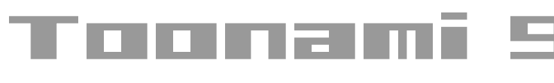 Download Free Font Toonami 99