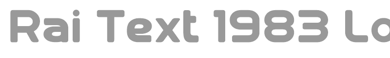 Rai Text 1983 Lowercase Font | wfonts.com - download free