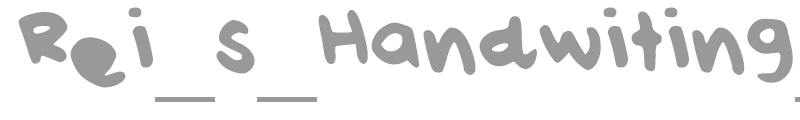 Rei's Handwriting Font | wfonts.com - download free