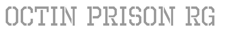 Octin Prison Font | wfonts.com - download free