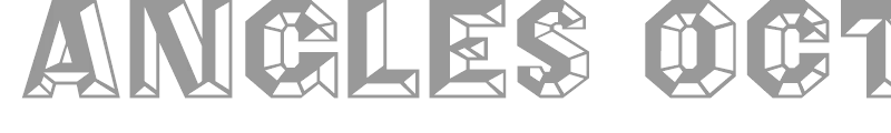 Angles Octagon Font | wfonts.com - download free