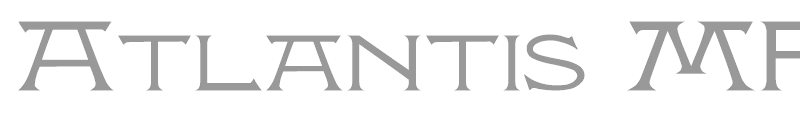 Atlantis MF Font | wfonts.com - download free