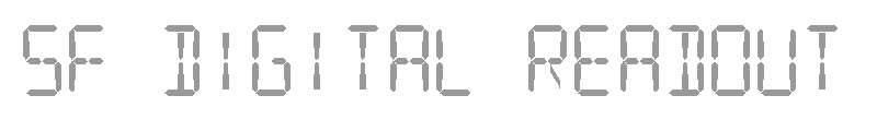 SF Digital Readout Font | wfonts.com - download free