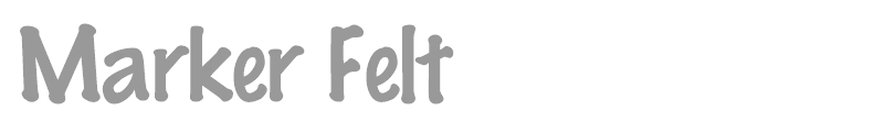 Marker Felt Font | wfonts.com - download free