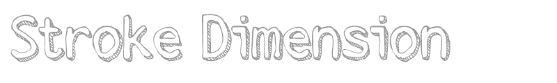 Stroke Dimension Font | wfonts.com - download free