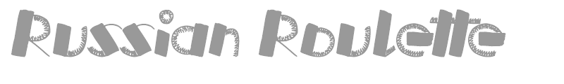 Russian Roulette Font | wfonts.com - download free