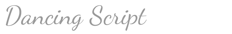 Dancing Script Font | wfonts.com - download free