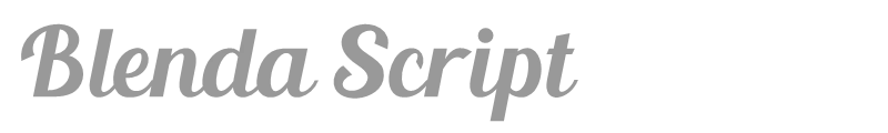 Blenda Script Font | wfonts.com - download free