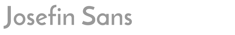 Josefin Sans Font | wfonts.com - download free