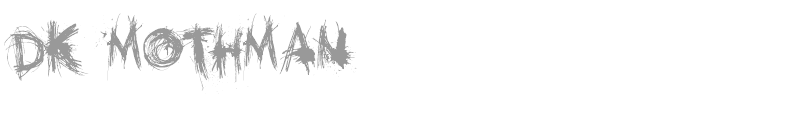 DK Mothman Font | wfonts.com - download free