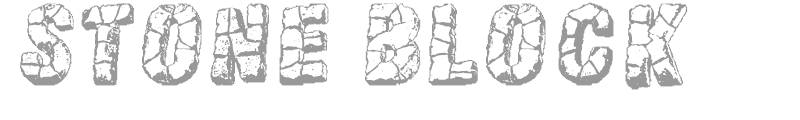 Stone block Font | wfonts.com - download free
