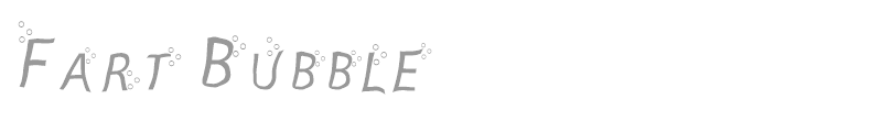 Fart Bubble Font | wfonts.com - download free