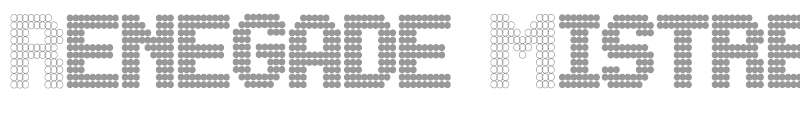 Renegade Master Font | wfonts.com - download free
