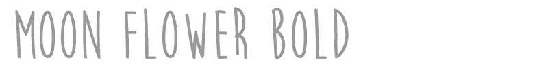 Moon Flower Font | wfonts.com - download free