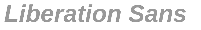 Liberation Sans Font | wfonts.com - download free