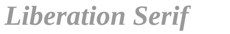 Liberation Serif Font | wfonts.com - download free