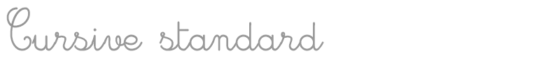 Cursive standard Font | wfonts.com - download free