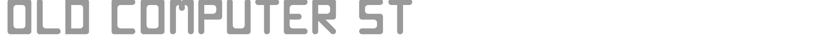 Old Computer Font | wfonts.com - download free