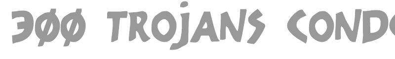 300 Trojans Font | wfonts.com - download free