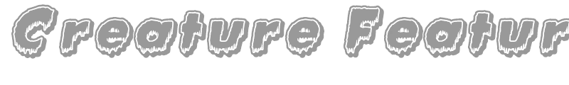 Creature Feature Font | wfonts.com - download free
