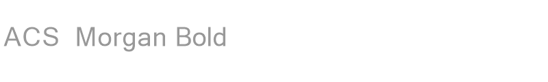 ACS Morgan Bold Font | wfonts.com - download free