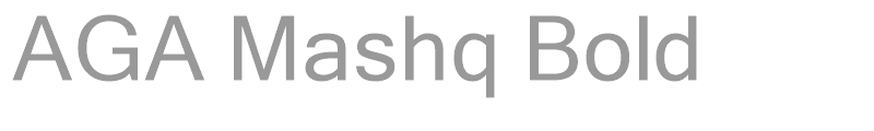 AGA Mashq Bold Font | wfonts.com - download free