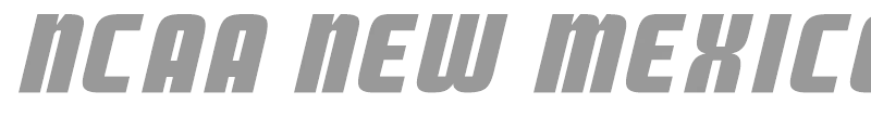 NCAA New Mexico Lobos Font | wfonts.com - download free