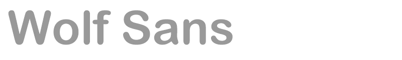 Wolf Sans Font | wfonts.com - download free