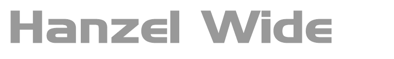 Hanzel Wide Font | wfonts.com - download free