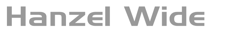 Hanzel Wide Font | wfonts.com - download free