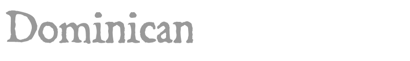 Dominican Font | wfonts.com - download free