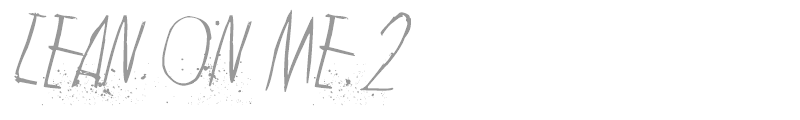 Lean On Me Font | wfonts.com - download free