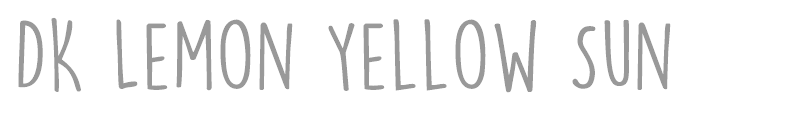 DK Lemon Yellow Sun Font | wfonts.com - download free