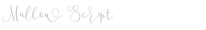 Mallow Script Font | wfonts.com - download free