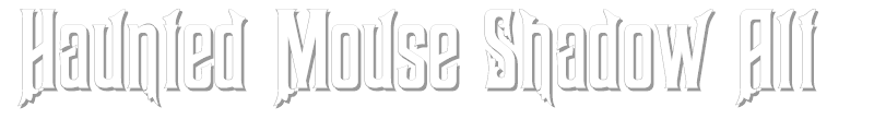 Haunted Mouse Font | wfonts.com - download free
