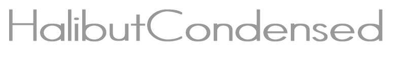 HalibutCondensed Font | wfonts.com - download free