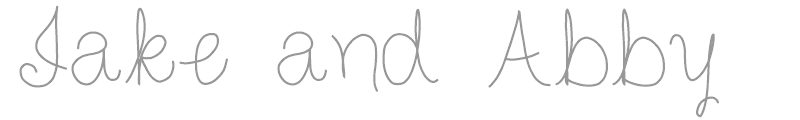 Jake And Abby Font | wfonts.com - download free