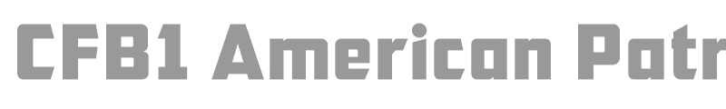 CFB1 American Patriot SPANGLE 2 Font | wfonts.com - download free