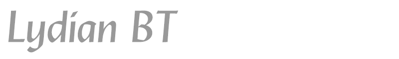 Lydian Font | wfonts.com - download free