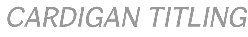 Cardigan Titling Font | wfonts.com - download free